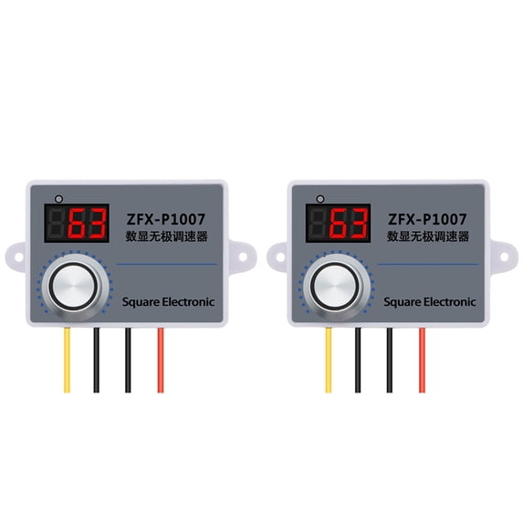Osfvolr 2X ZFX-P1007 Speed Regulator Adjustable 220V Fan PWM Switchs ...