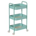 Osfvolr 3-Tier Kitchen Cart with Wheels, Multifunctional Mobile Storage ...