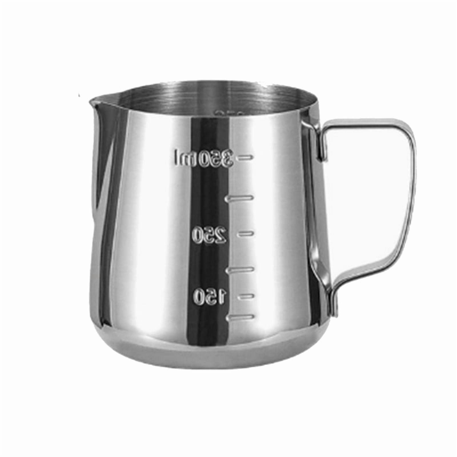 Osfvolr 350ml Stainless Steel Milk Frothing Pitcher Coffee Latte Art ...