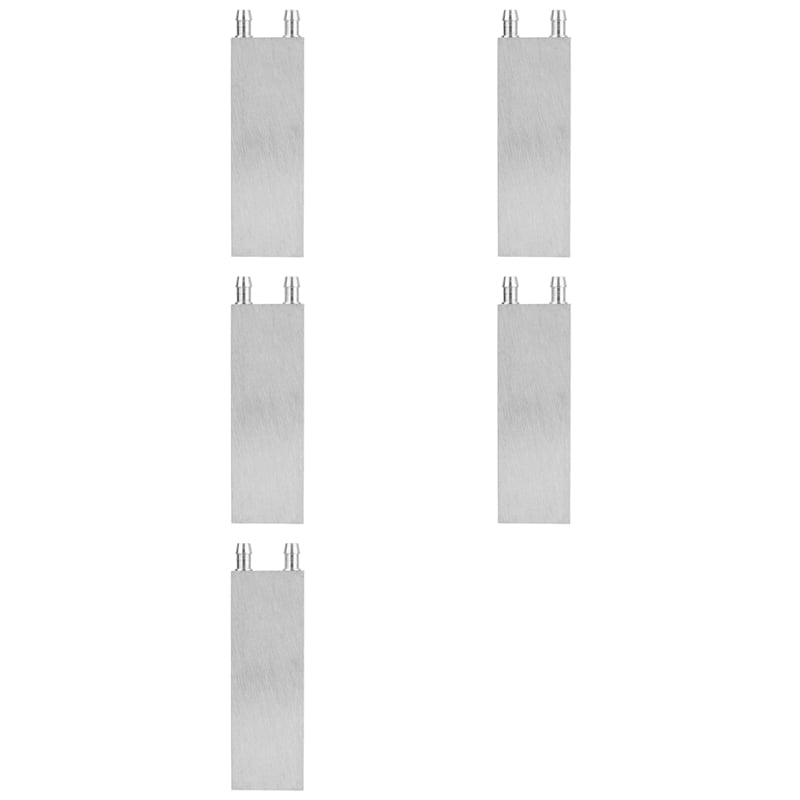 Osfvolr 5X Aluminum Water Cooling Block 80X40X12mm Cooler for Computer ...