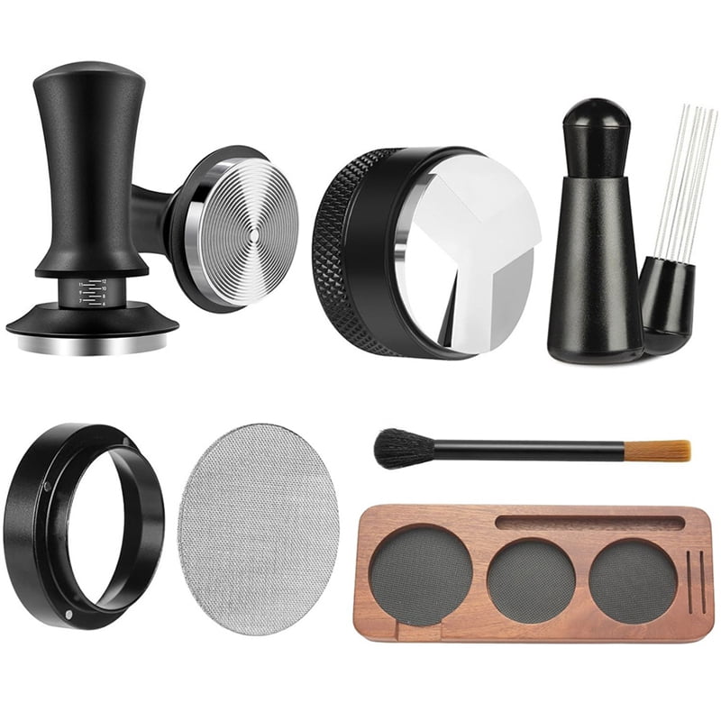 Osfvolr 7-Piece Espresso Accessories Kit with 51mm Tamper, WDT Tool ...