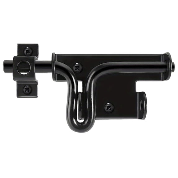 Osfvolr Heavy-Duty Black Stainless Steel Security Door Lock with ...
