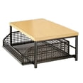 Osfvolr Kitchen Microwave Rack Storage Rack - Sturdy Solid Wood and ...
