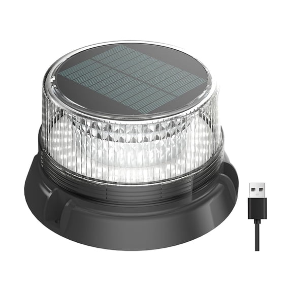Osfvolr LED Anchor Light for Boat Yacht, Solar Navigation Lamp, Marina ...
