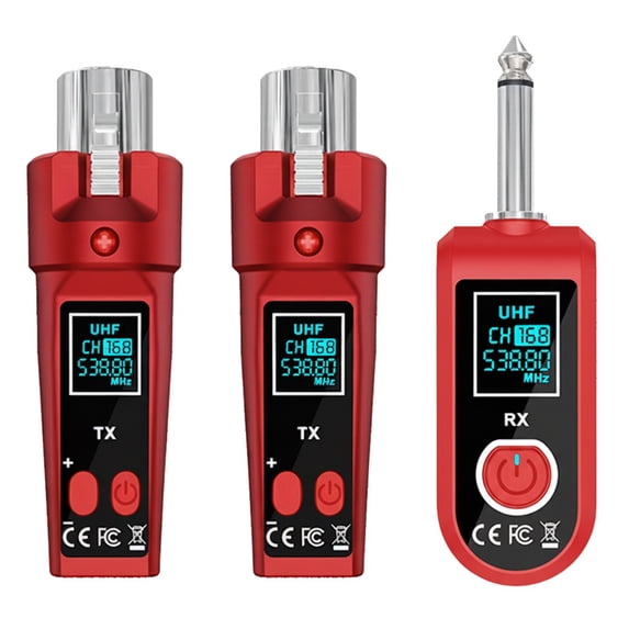 Osfvolr Microphone UHF Wireless Converter Dynamic Condenser Universal ...
