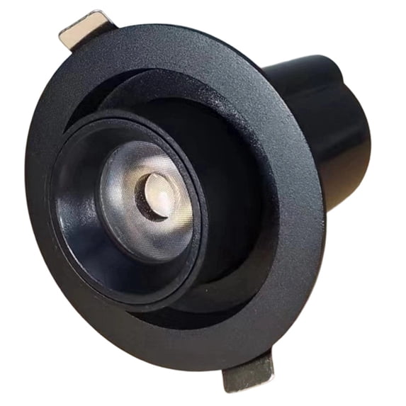 Osfvolr Stretchable LED Recessed Downlight 12W Aluminum Round COB ...