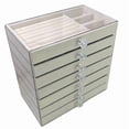 Osfvolr Transparent PET 7 -Tier Drawer Jewelry Box for Earrings ...