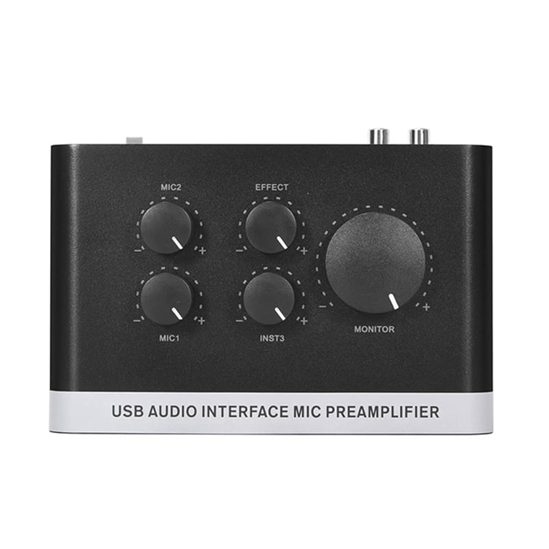 Osfvolr USB Audio Interface MIC Preamplifier Phantom Power, for ...