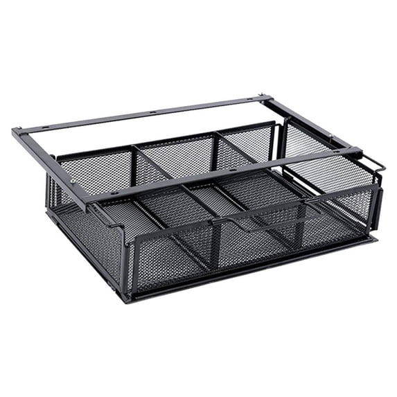Osfvolr Under Desk Drawer Basket Under Table Storage Shelf Space Saving ...