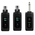 Osfvolr Wireless Microphone Transmitter Receiver System UHF XLR Adapter ...