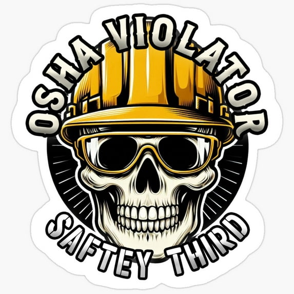 Osha Violator Saftey Third Sticker Phone Decal Water Bottle Stickers ...