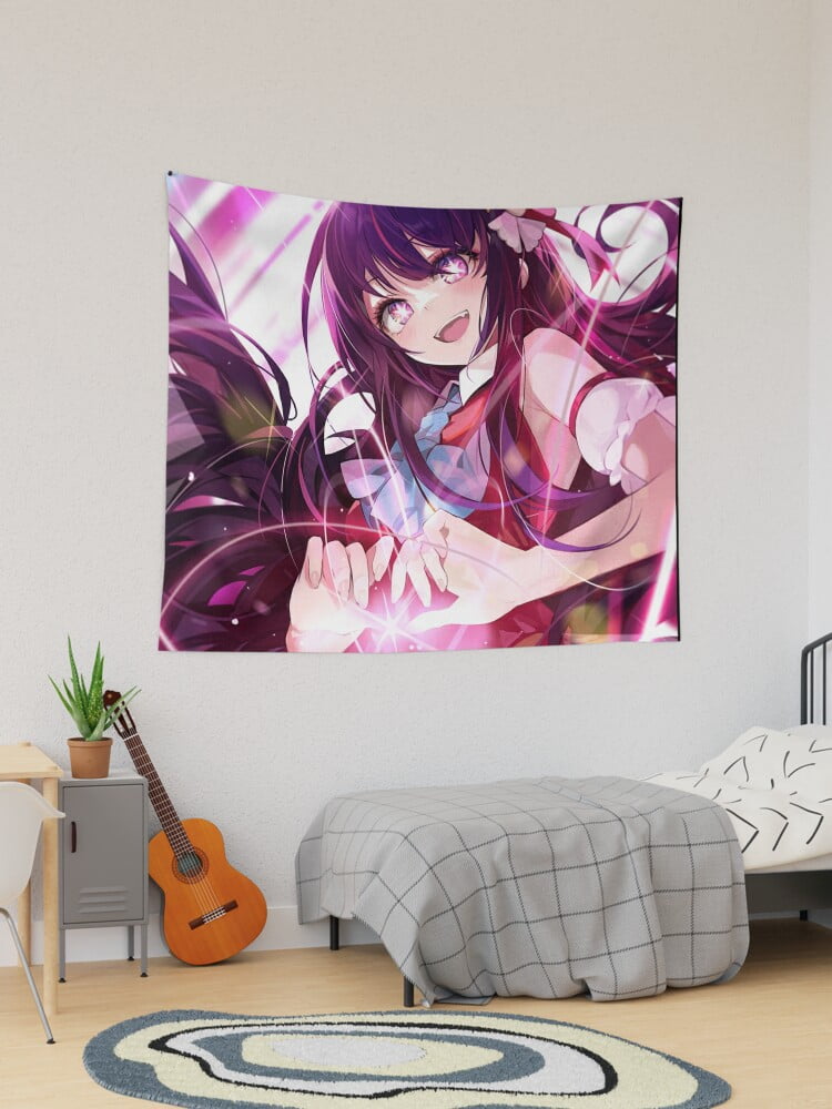 Oshi no Ko, Hoshino Ai, Stage, Idol, Star Clip, Tapestry Tapestries Wall Decor Backdrop For ...