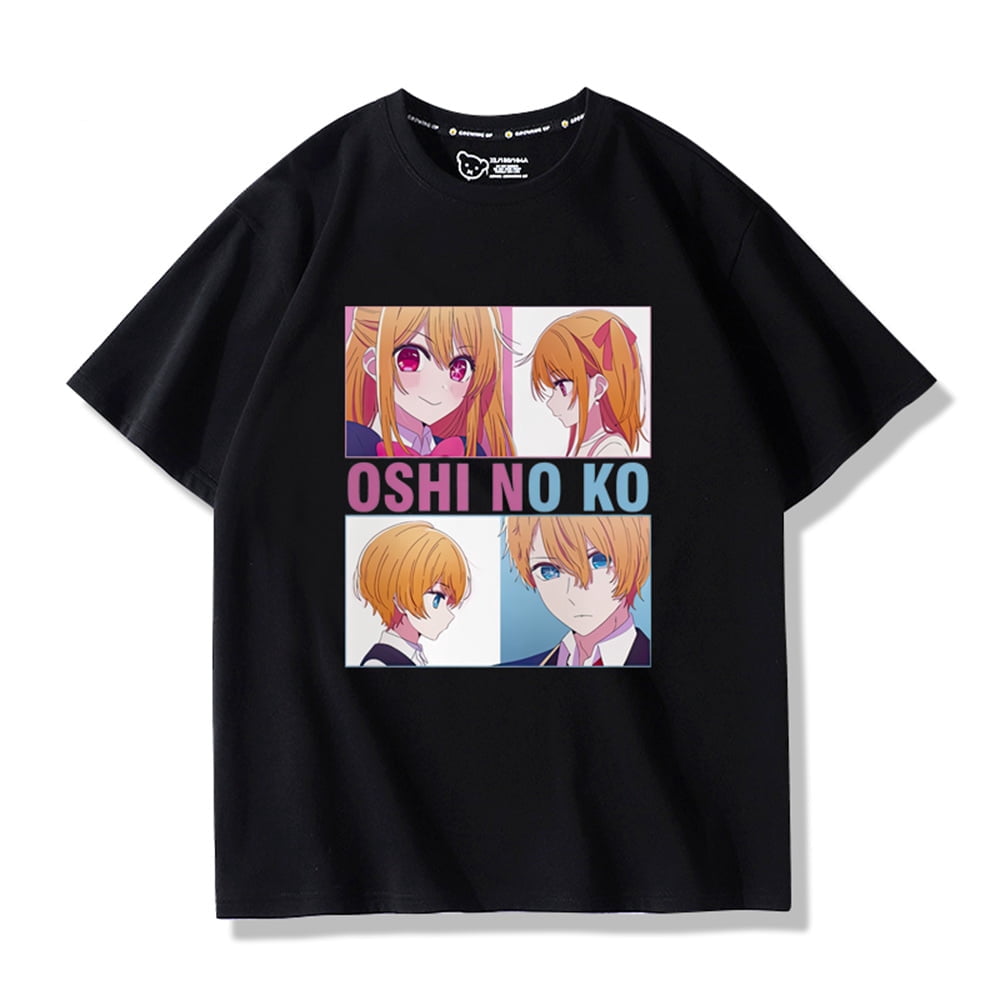 Oshi no Ko Merch T-Shirt Kawaii Short Sleeve Tee Shirt Unisex Anime ...