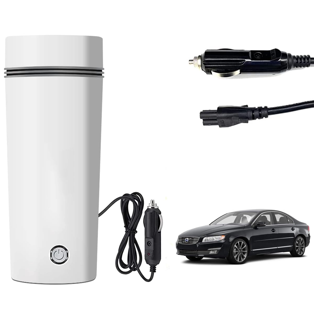Oshotto 12V Portable Electric Water Bottle for Hot Water Tea Coffee ...