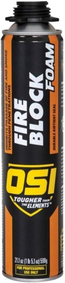 Osi 2292209 Fire Block Foam, 21.1 Oz - Walmart.com