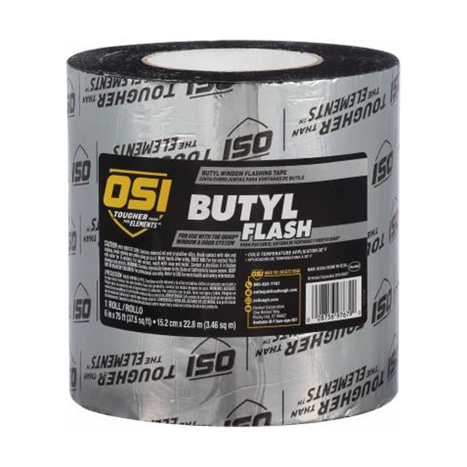 OSI High Temp Outdoor Butyl Window Flashing Tape, Weather & Cold ...