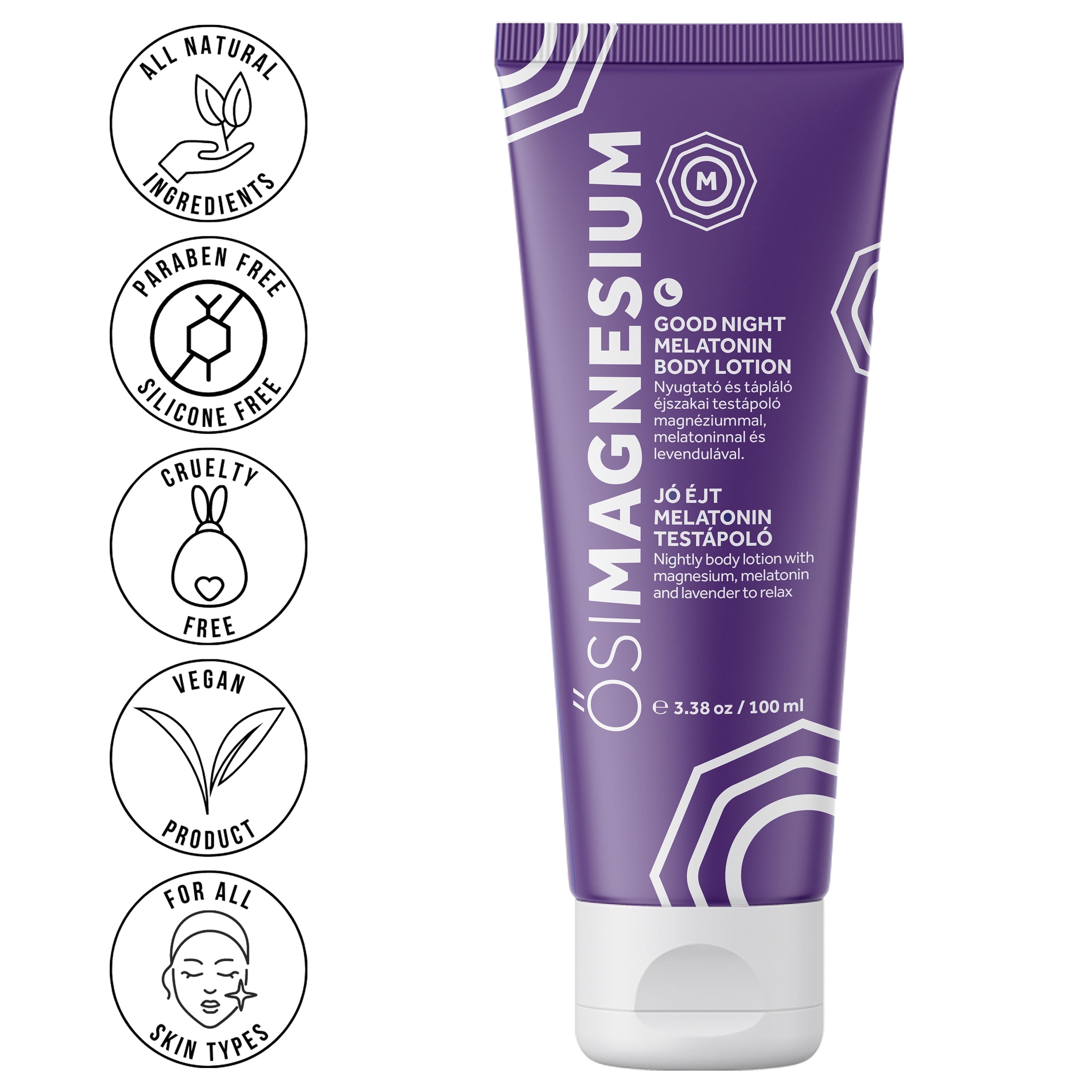 Osi Magnesium Good Night Lavender Body Lotion Melatonin OptiMSM 3.38oz ...