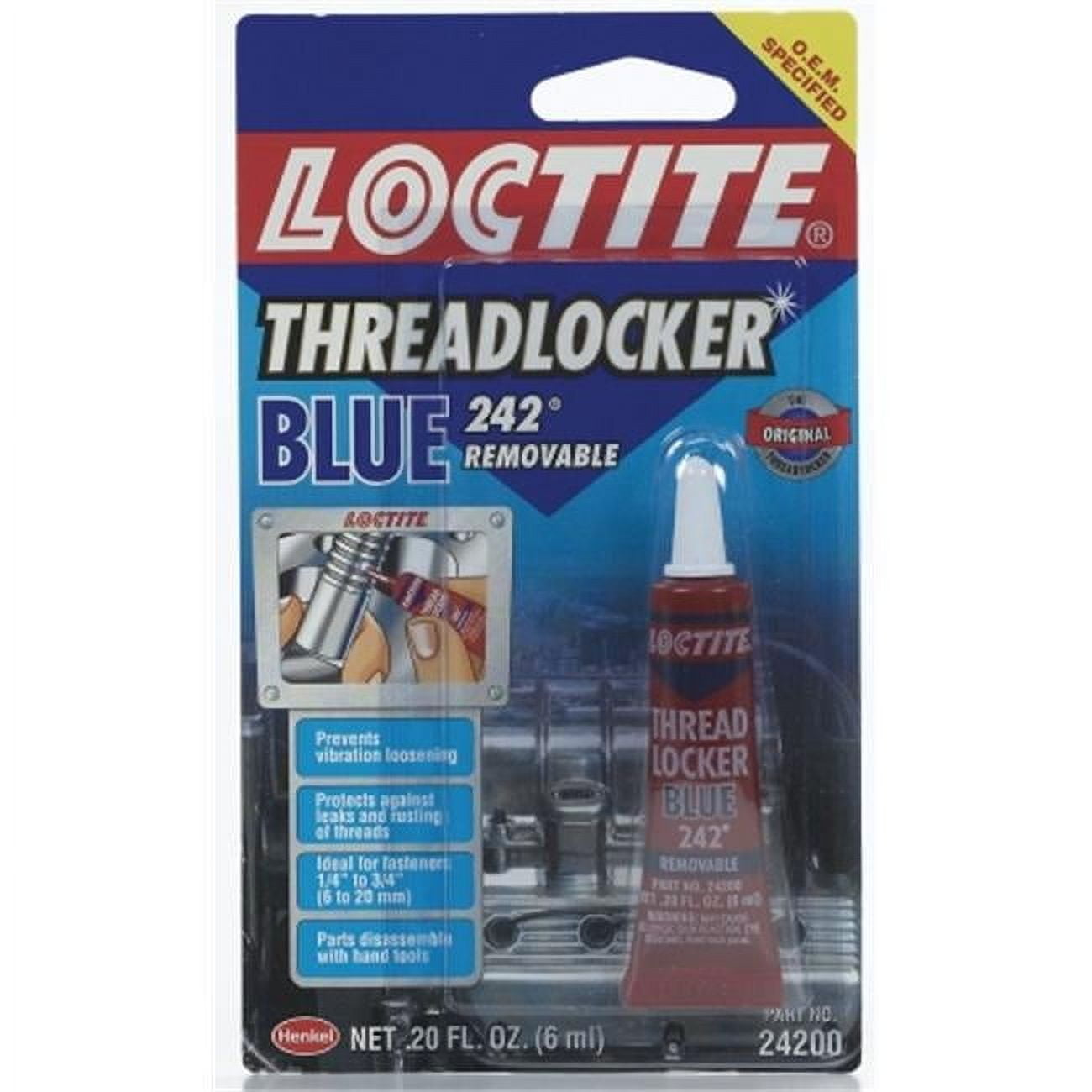 Osi Sealants 0.20 Fl Oz Blue Medium Strength Threadlocker - Walmart.com