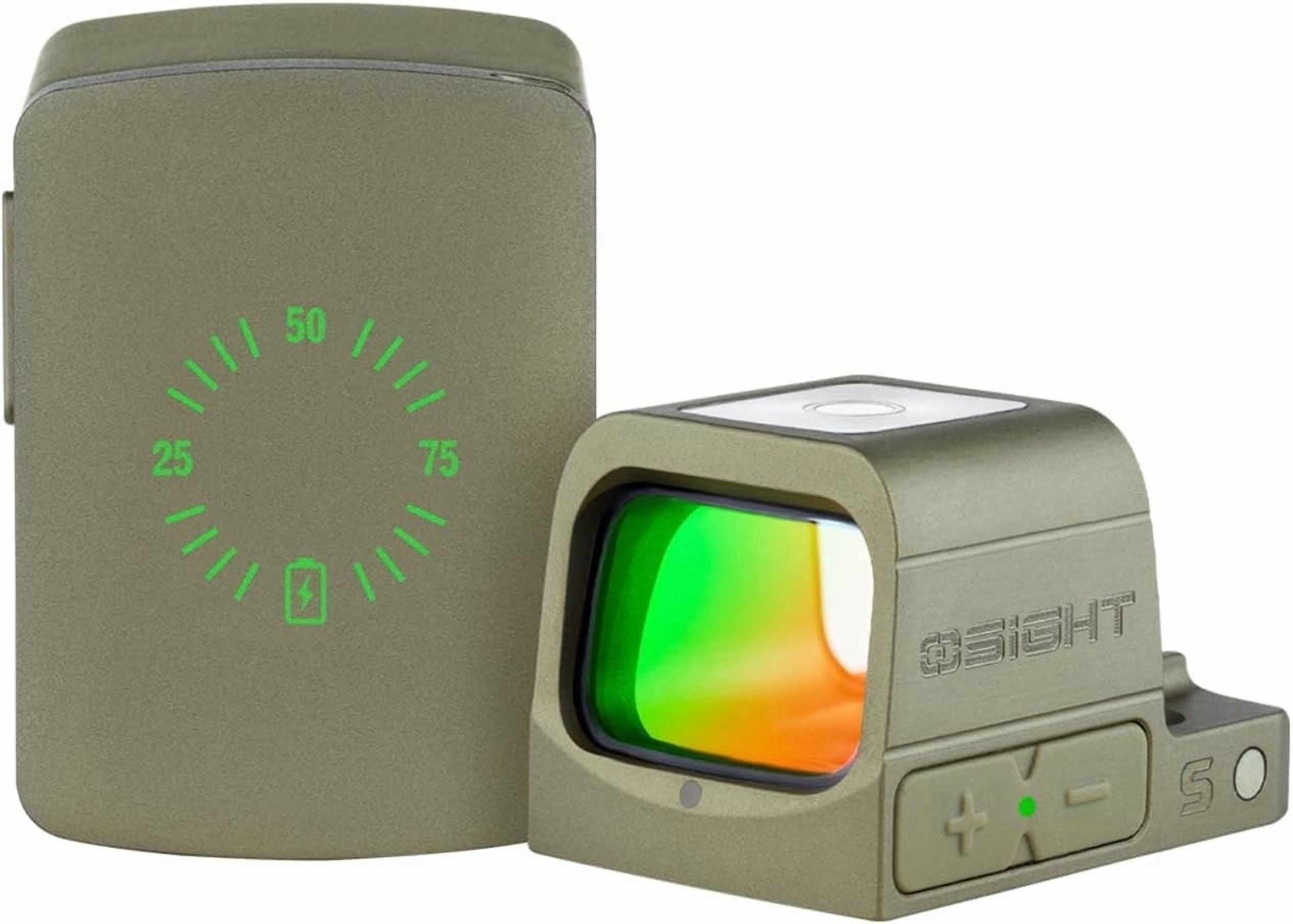 Osight S Red Dot Enclosed Sight 2 MOA Dot & 32 MOA Circle with Charging ...