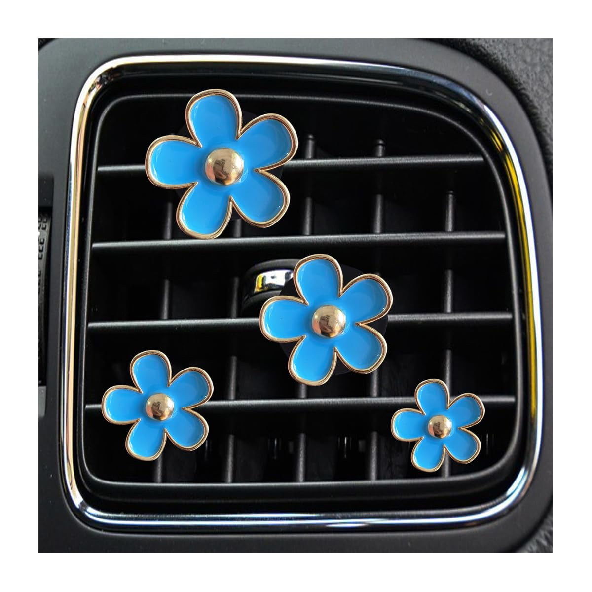 Osilly 8PCS Car Daisy Flower Air Vent Clip, Cute Auto Outlet Air ...