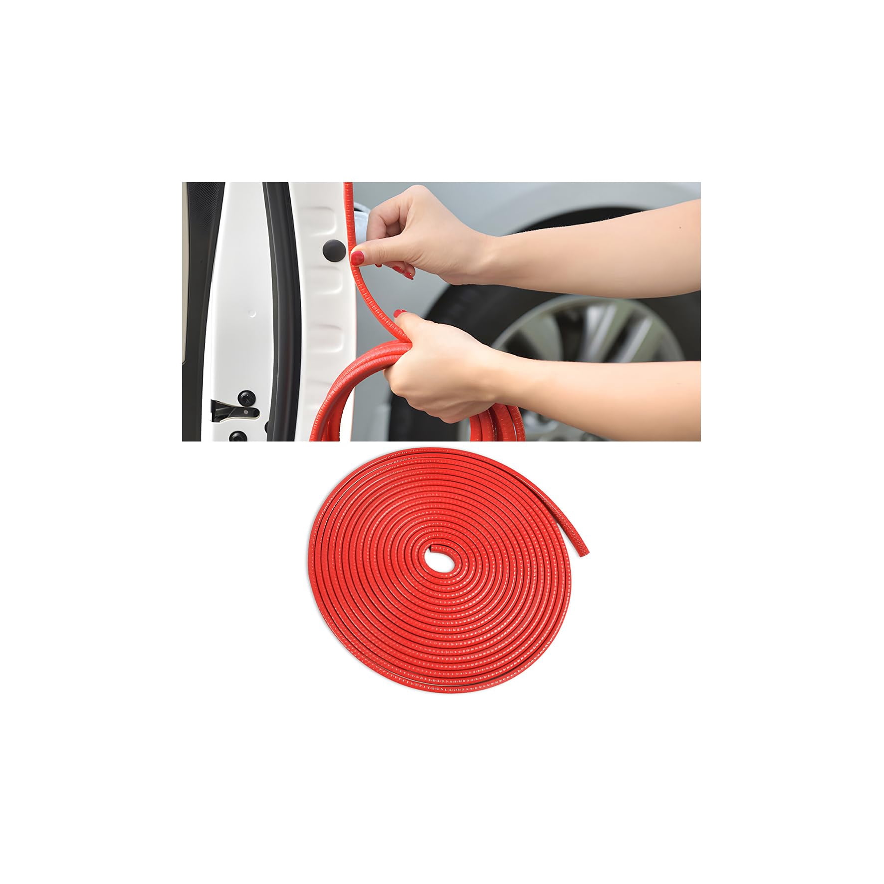 Osilly Car Door Edge Guards, U Shape Rubber Seal Car Edge Trim ...