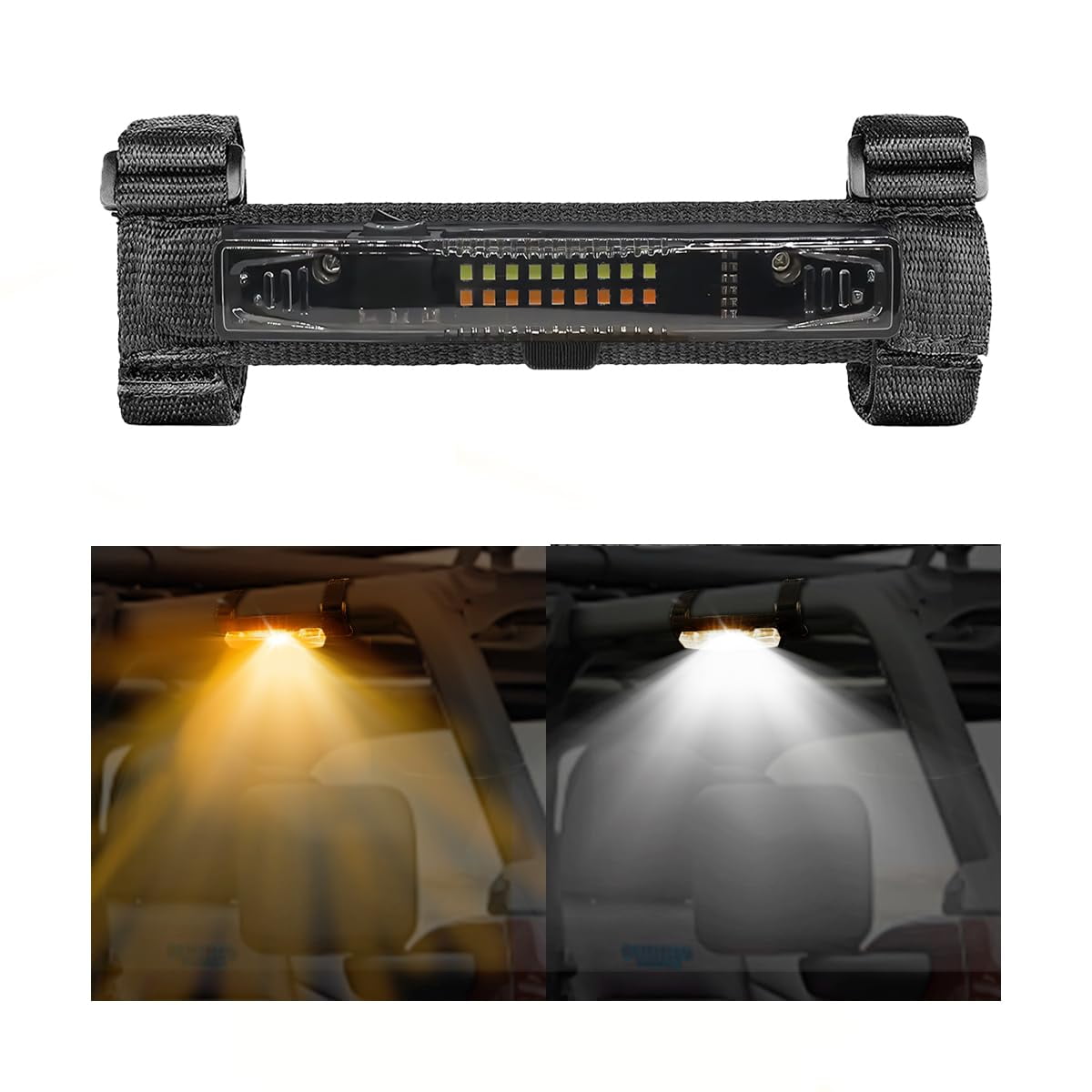 Osilly UTV Interior Dome Light, Utility Vehicle Roll Bar Mount LED Lamp ...