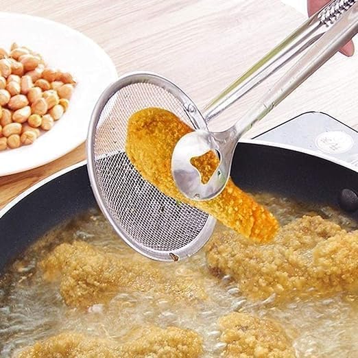 Osimola 2 in 1 Fry MultiFunctional Filter Spoon Snack Strainer with ...