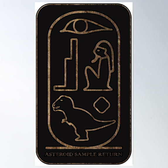Osiris-Rex: Asteroid Sample Return Mission Poster Wall Art, Modern Wall Decor, 12x18 UNFRAMED ...