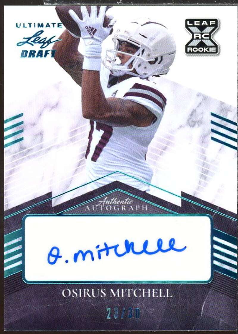 Osirus Mitchell Rookie Card 2021 Leaf Ultimate Draft Platinum Spectrum ...