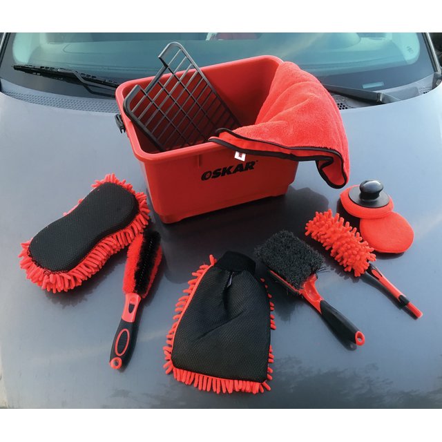 Oskar 11-Piece Complete Car Wash/Dry Kit - Walmart.com