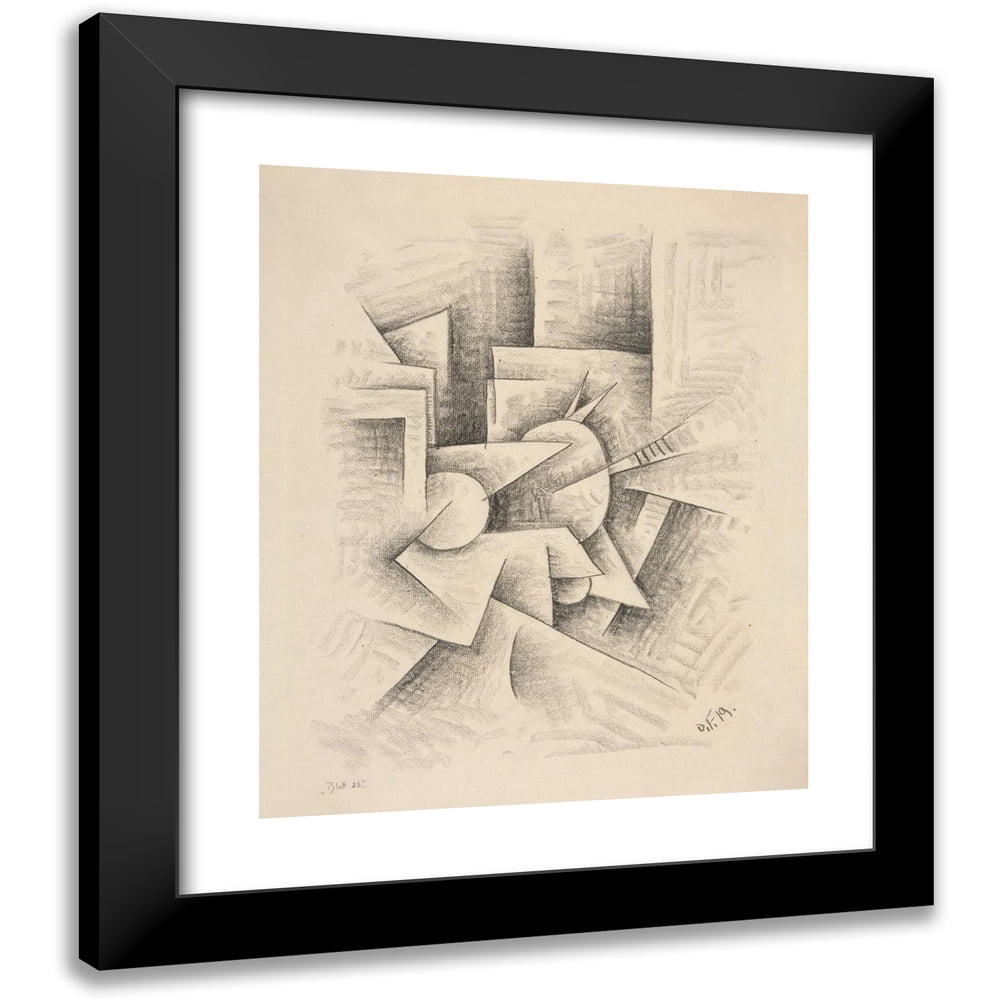 Oskar Fischer 15x17 Black Modern Framed Museum Art Print Titled - Sheet ...