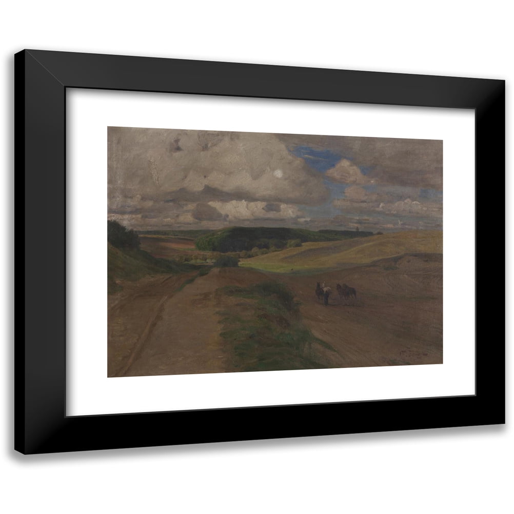 Oskar Frenzel 24x19 Black Modern Framed Museum Art Print Titled - Cloud ...