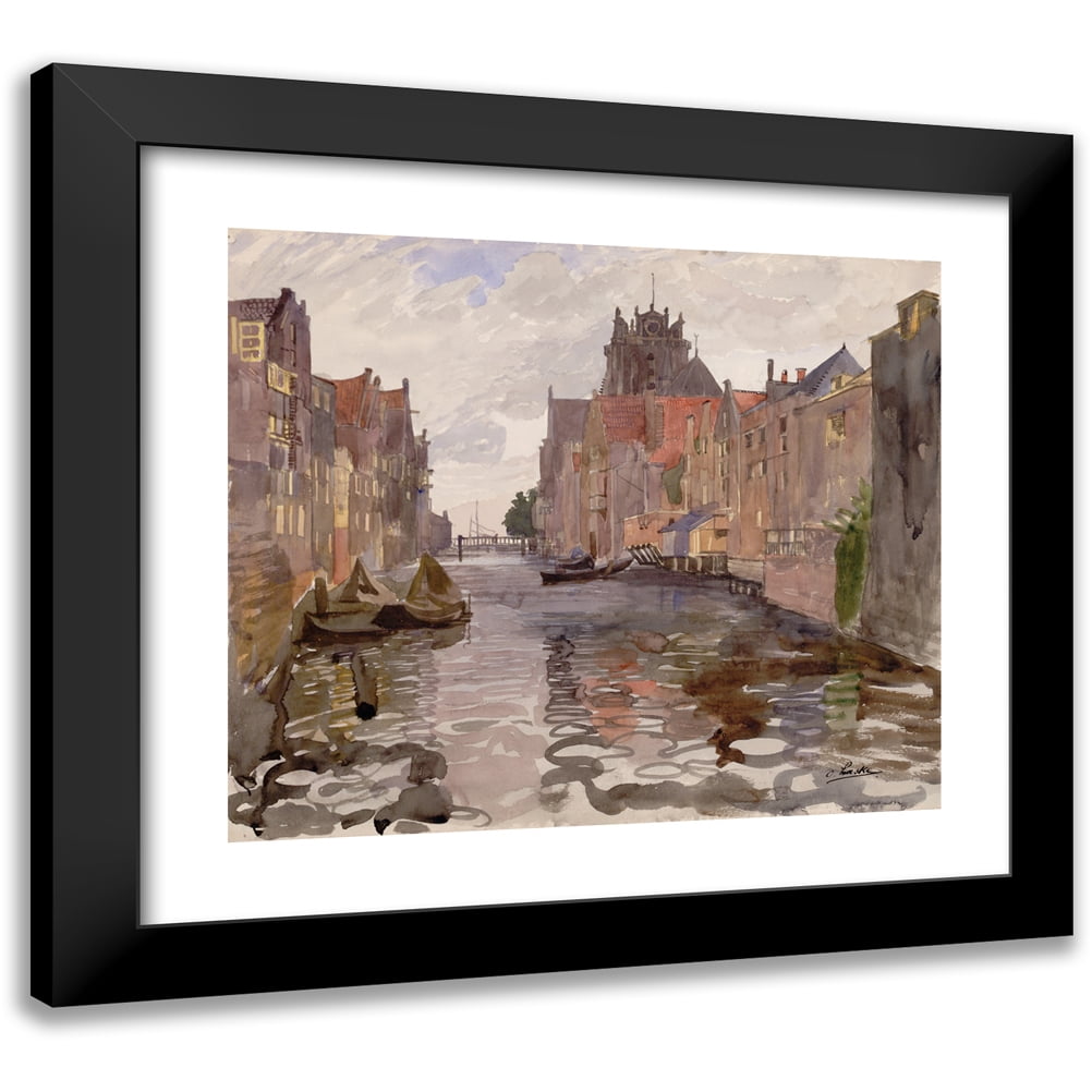 Oskar Laske 17x15 Black Modern Framed Museum Art Print Titled - Kanal ...