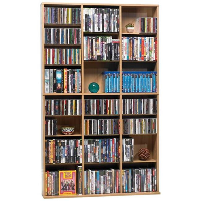 Oskar Media Tower 756 CD or 360 DVD or Blu-Ray or Games with Wood ...