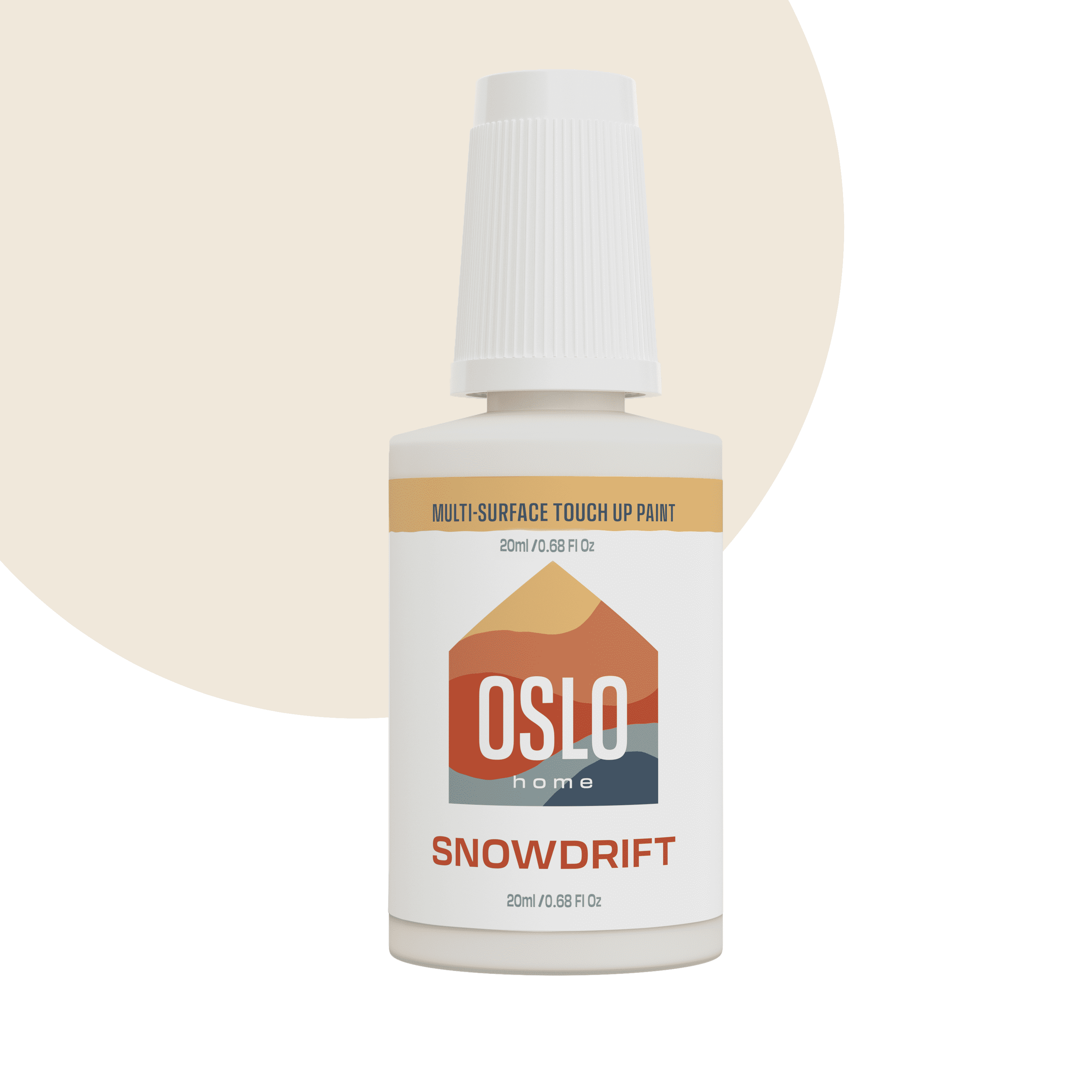 Oslo Home Touch Up Paint, Snowdrift, 20ml, Matte Finish, w/brush in ...