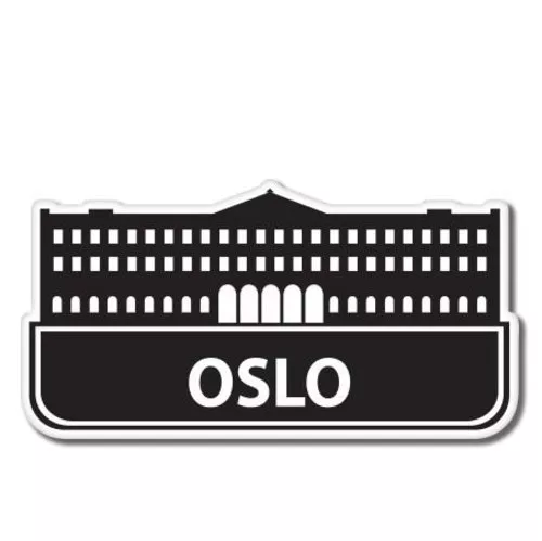 Oslo Norway Suitcase Sticker Phone Decal Water Bottle Stickers Car ...