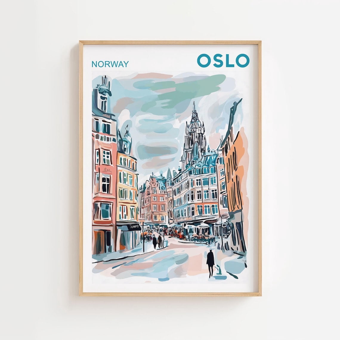 Oslo Travel Wall Art, Norway , Scandinavia, S Posters, Handmade Art ...