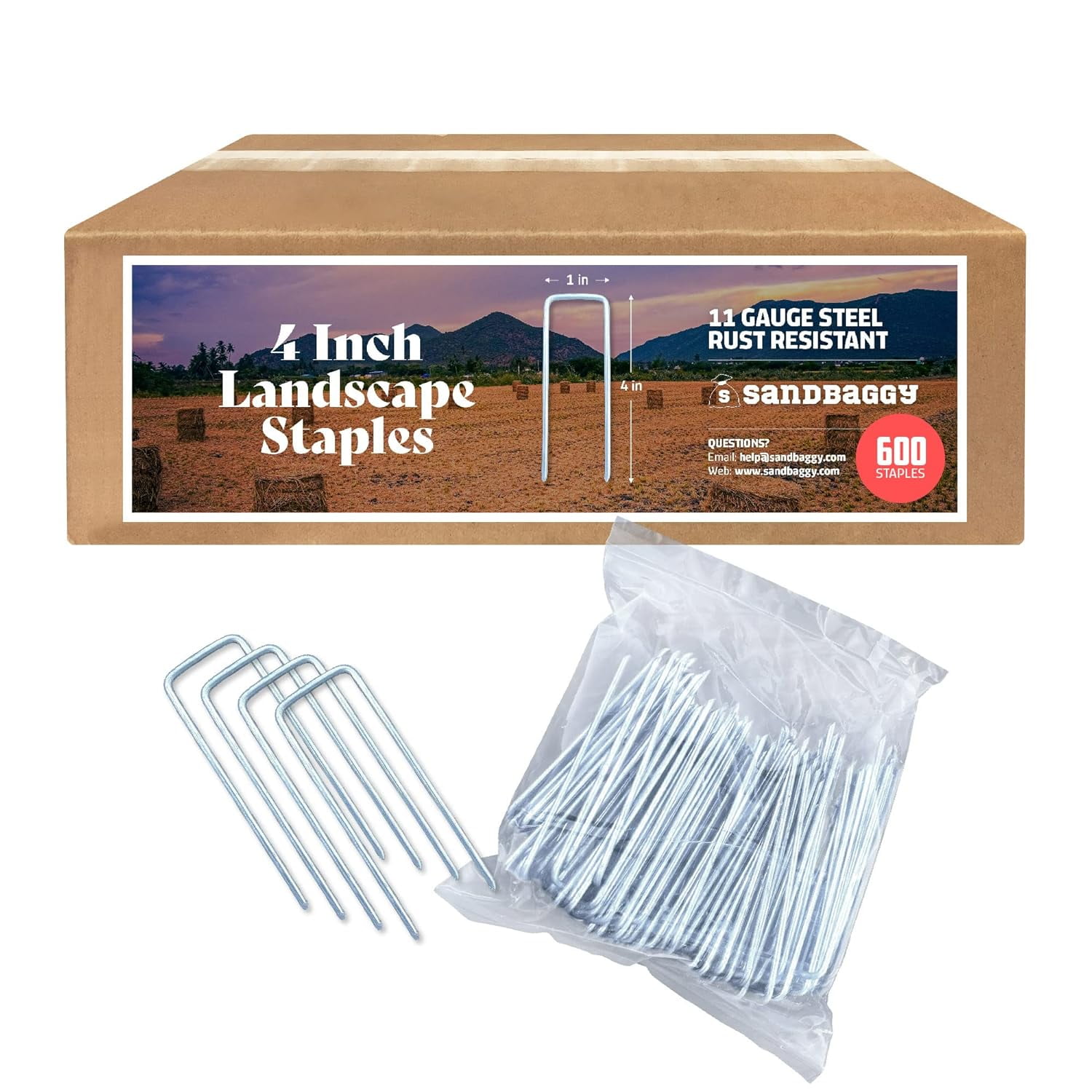 Osmanthus 4 Inch Landscape Sod Staples | Great for Hard & Rocky Soil ...