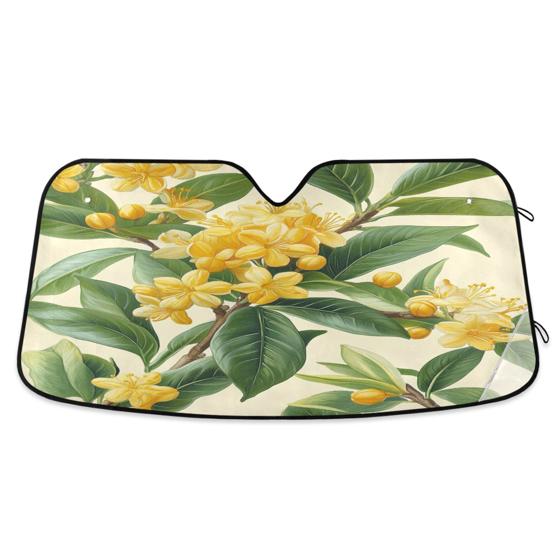 Osmanthus Fragrans Lour Leaves Windshield Sun Shade Automobile Visor ...