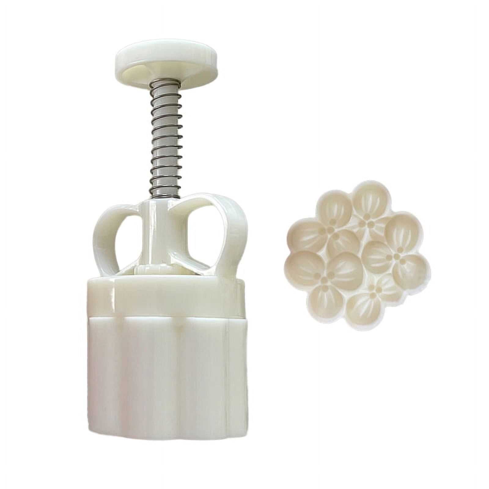 Osmanthus Shaped Plastic Mooncake Molds Mooncake Stamps DIY Baking ...