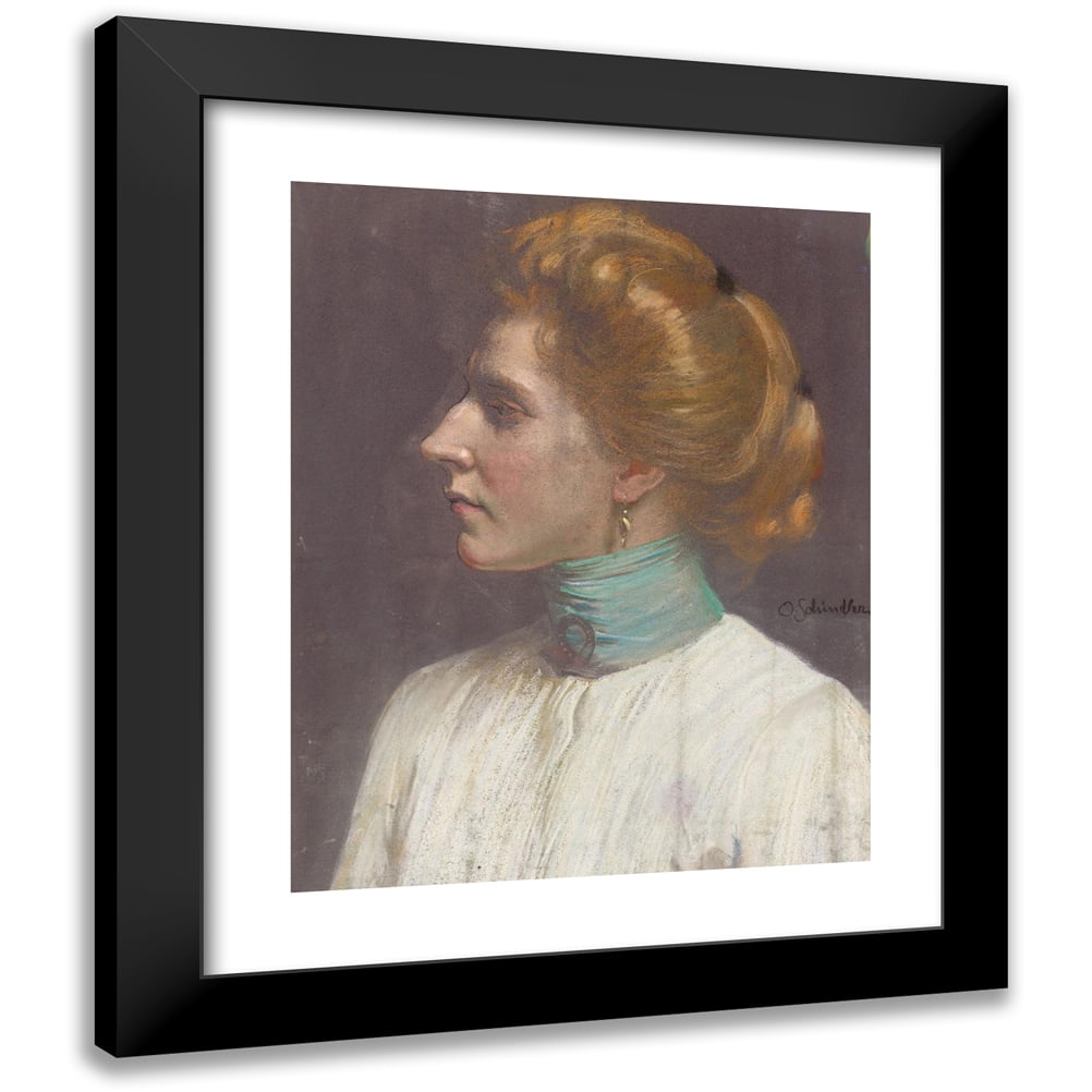 Osmar Schindler 15x18 Black Modern Framed Museum Art Print Titled ...