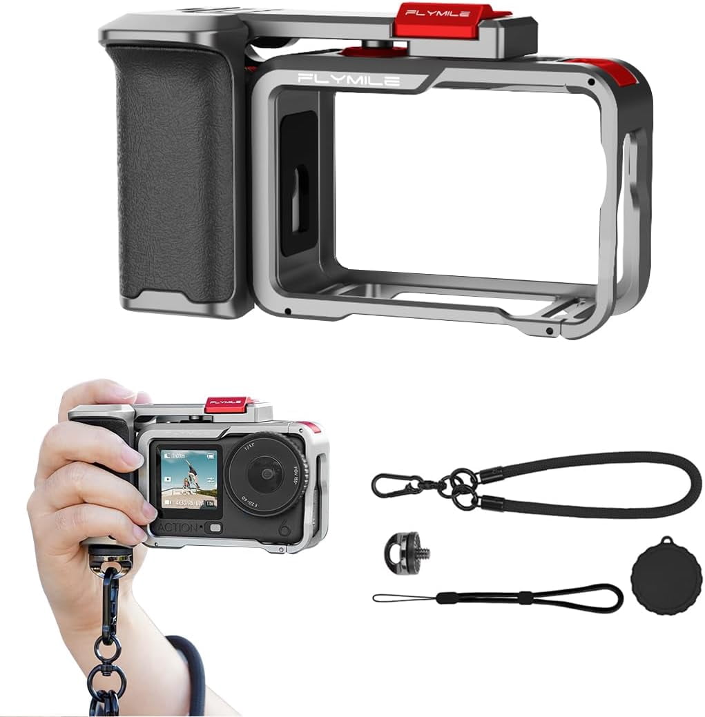 Osmo Action 6 Handle Grip Kit, Street Photography with Cage for ...