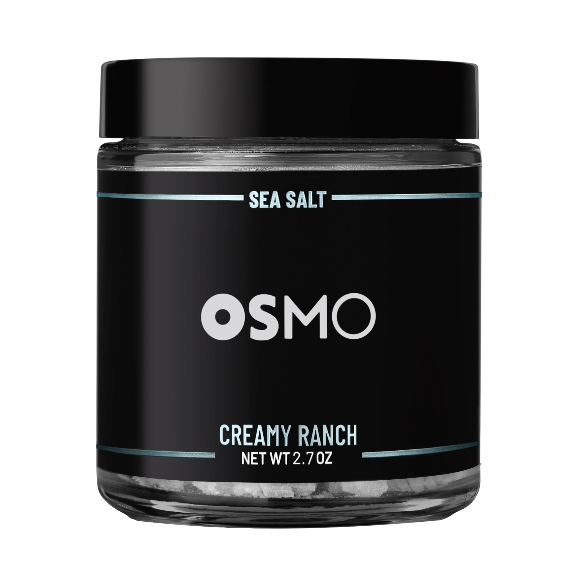 Osmo Salt's Creamy Ranch Sea Salt - Premium Gourmet Cooking and Seasoning Salt, 2.7 oz jar ...