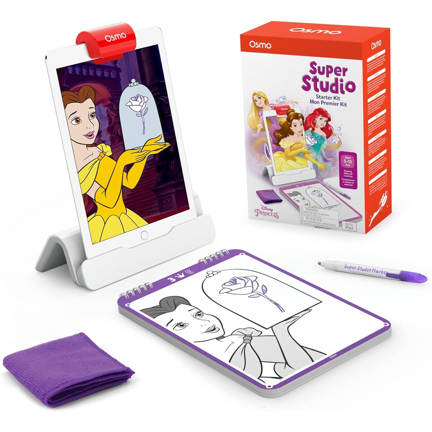 BYJU'S Osmo Disney Princess Starter Kit, Learning System for iPad ...
