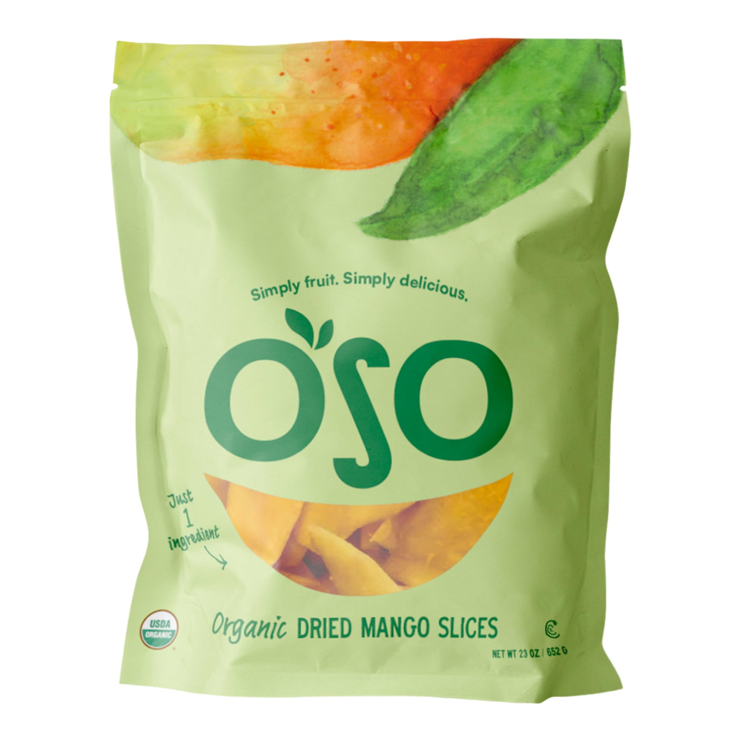 Oso Snacks Organic Mango | MDA05 No Sugar Added | No Preservatives | 100% Fruit | No GMO ...