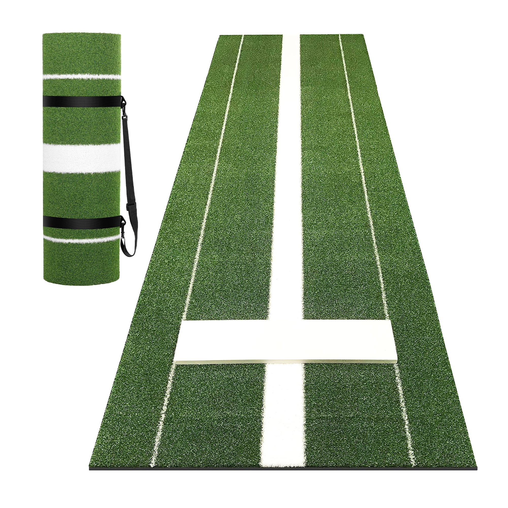 Ymiko 10'x3' Portable Softball Pitching Mound, Nylon Artificial Grass ...