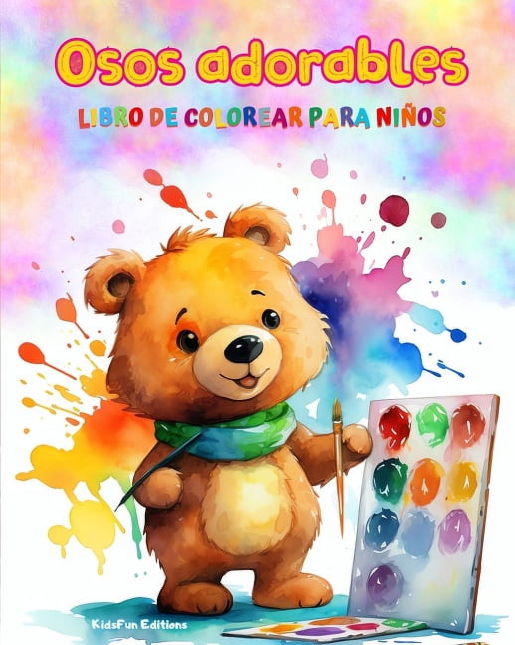 Osos adorables - Libro de colorear para niños - Escenas creativas y divertidas de risueños osos ...