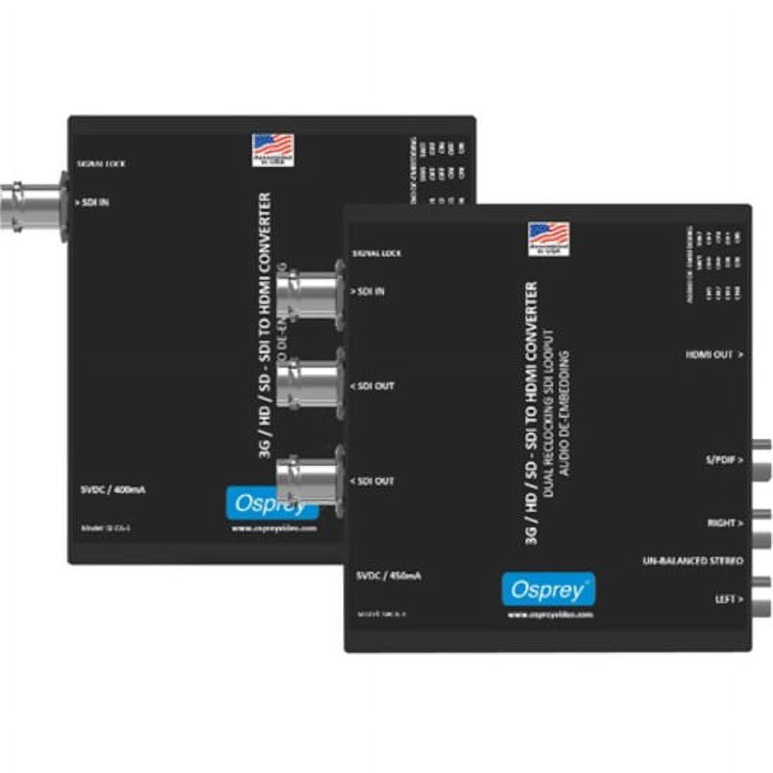 3G SDI to HDMI Converter with Audio De-Embedding and SDI Loopouts ...