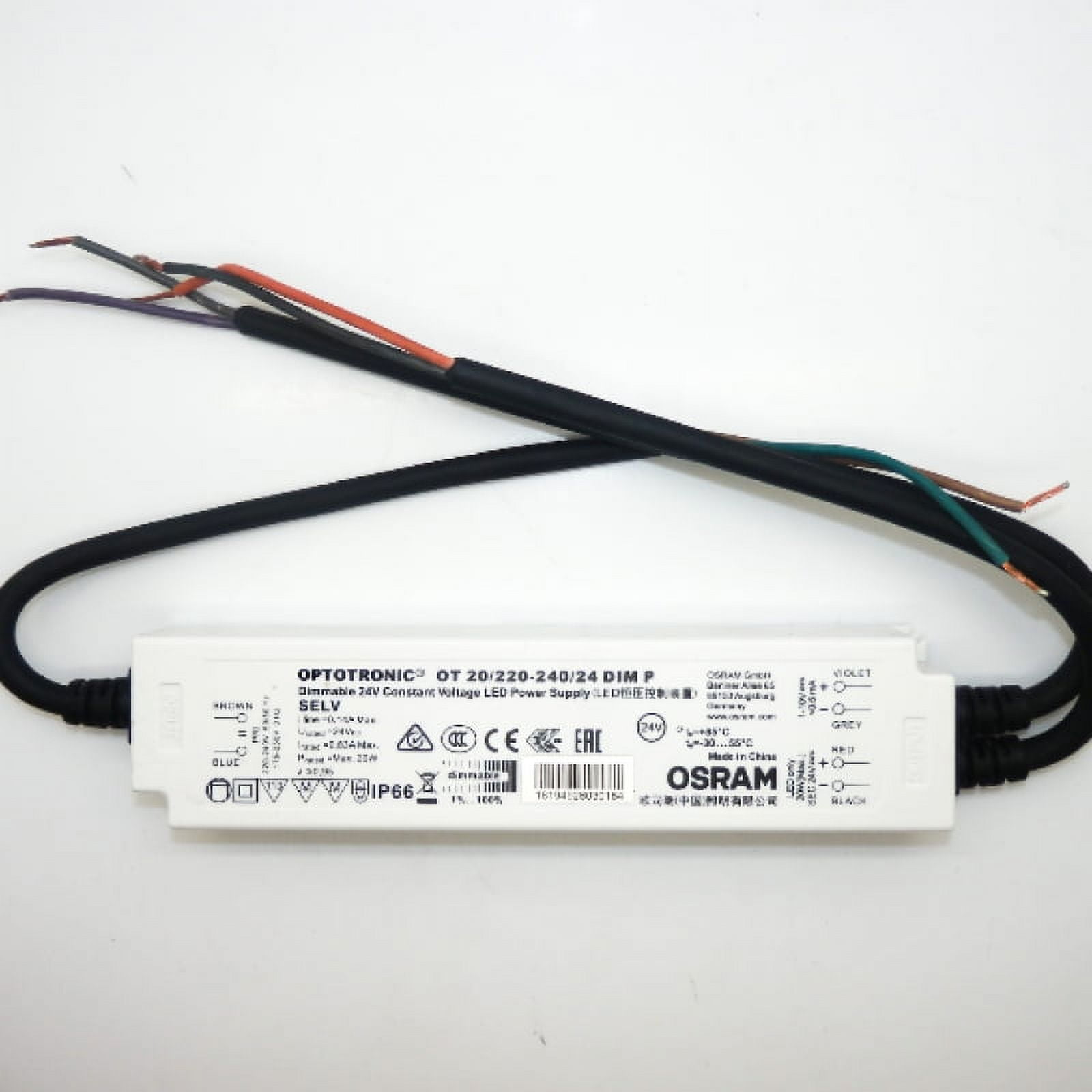 Osram 20W Constant Voltage LED Driver OT-20/220-240/24-DIM-P - Walmart.com