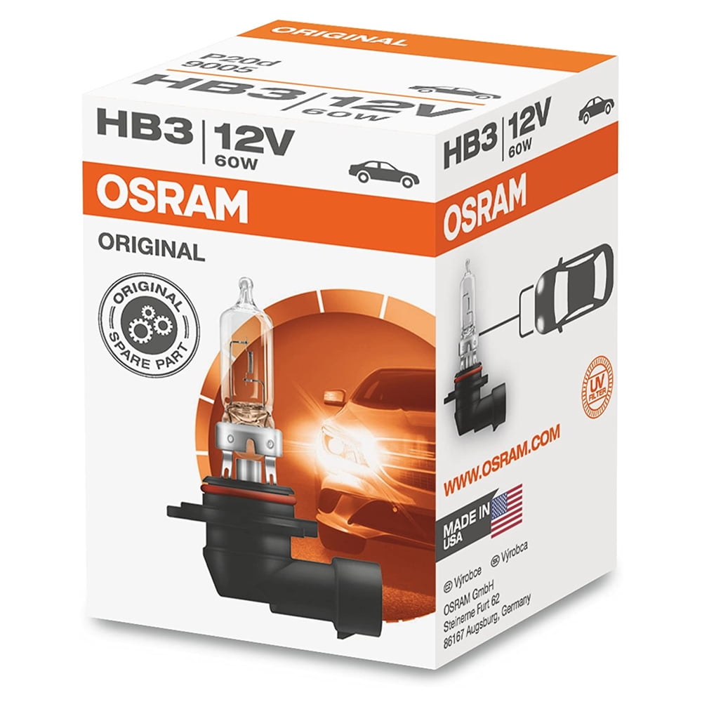Osram / Sylvania 9005 HB3 12V 60W Original Line High Performance ...